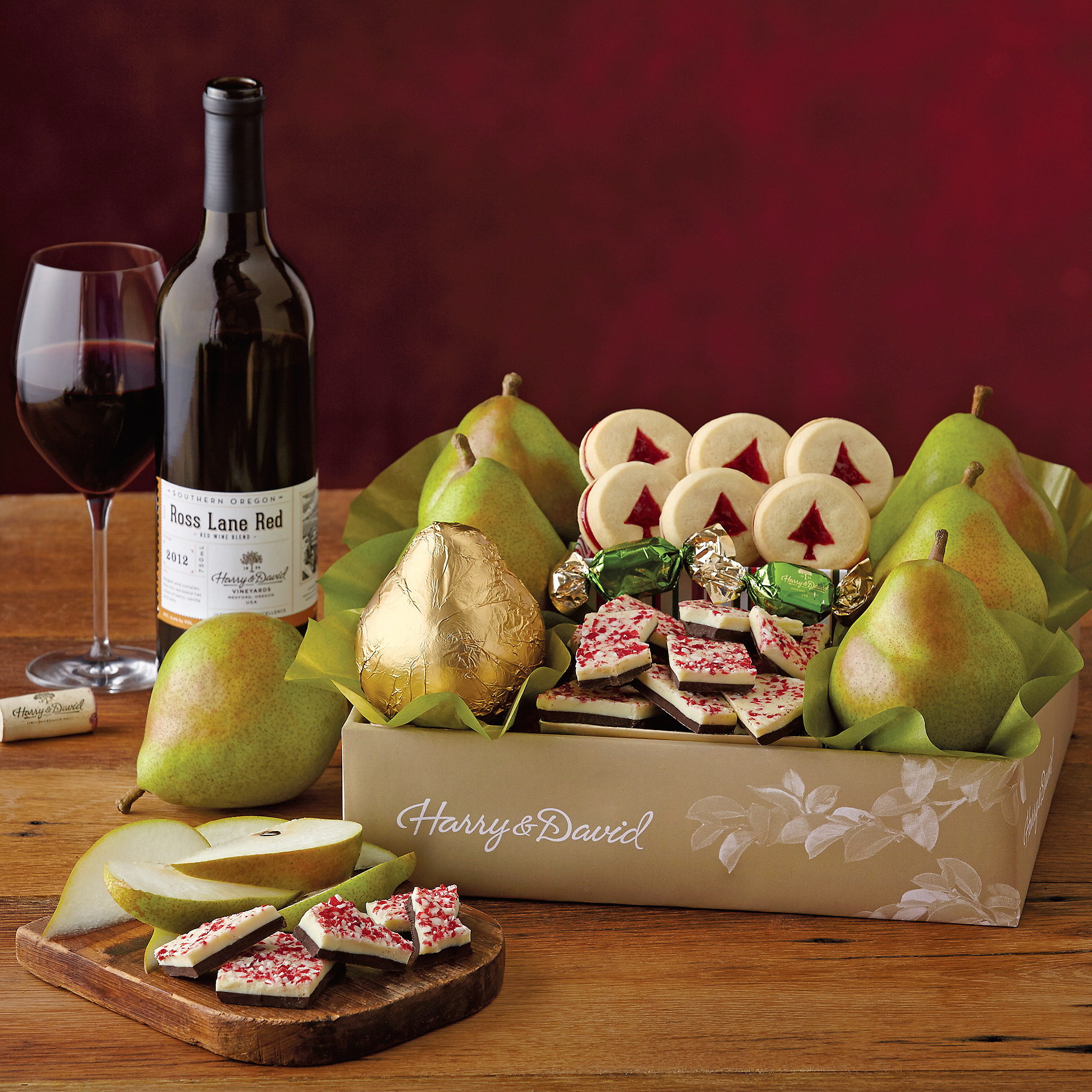 Christmas Gift Box with Wine | Christmas Gift Baskets & Wine Gifts